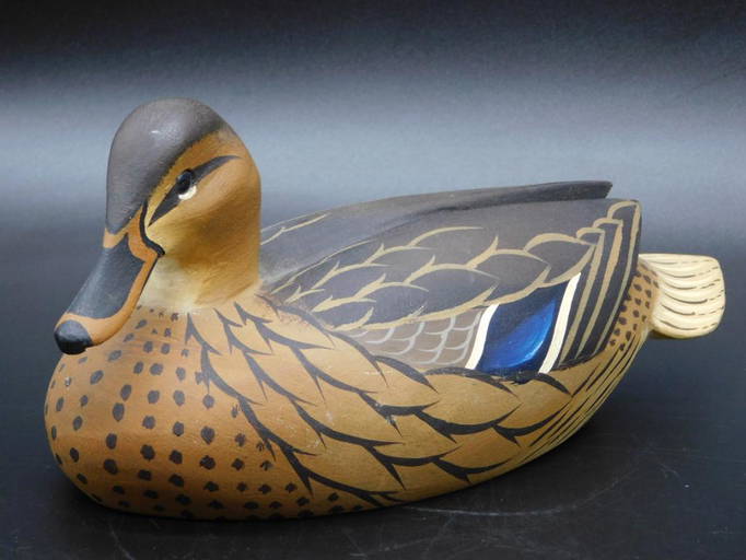 BARRY FUCHS ARTIST SIGNED 1972 HAND MADE WOODEN DUCK - Aug 23, 2021 ...