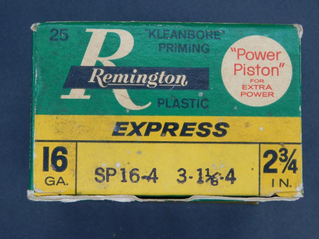 Remington Express 16 Ga Shotgun Shells In Original Box