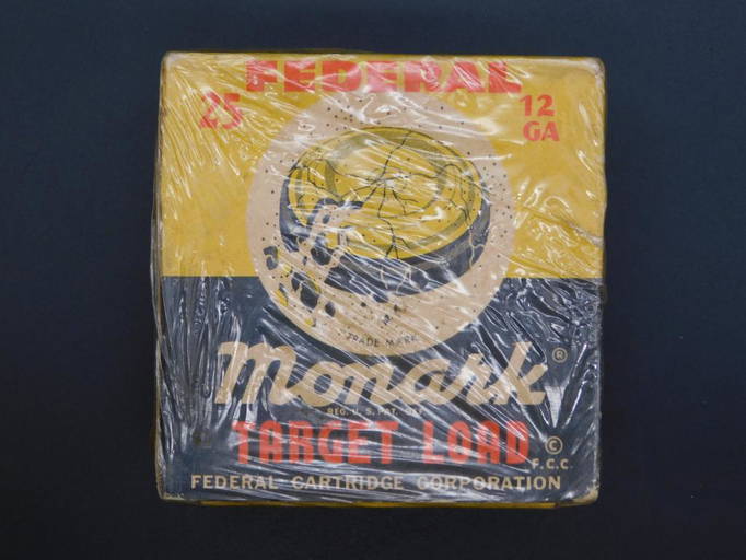 Federal Monark Target Load 12g Shotgun Shells Vintage