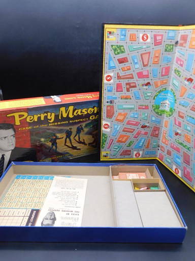 PERRY MASON GAME VINTAGE ANTIQUE RETRO BOARD GAME (#61573) on Apr 20 ...