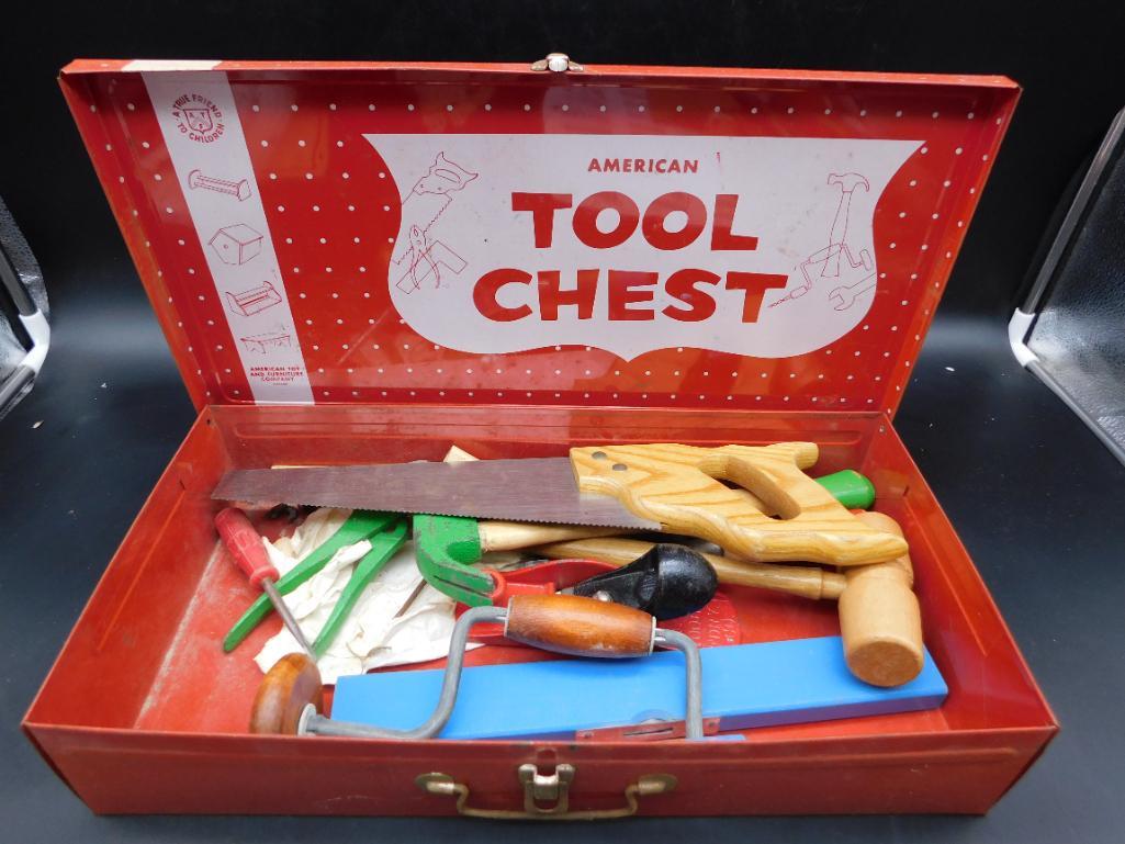 Tool Chest Toys Vintage Antique