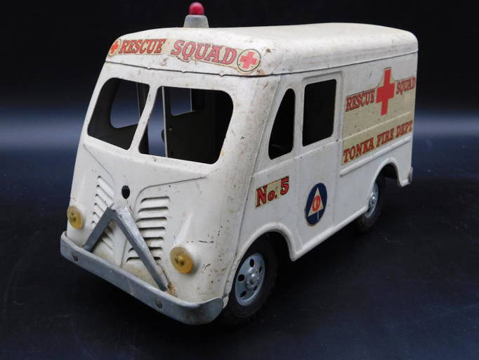 RESCUE SQUAD TONKA FIRE DEPARTMENT TOY VINTAGE ANTIQUE (#061590) on Jan ...