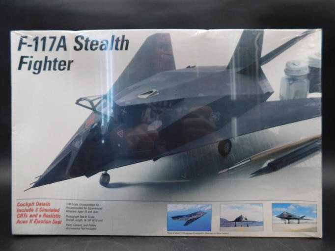 F117A STEALTH FIGHTER MODEL KIT VINTAGE ANTIQUE (#500278) on Jan 01 ...