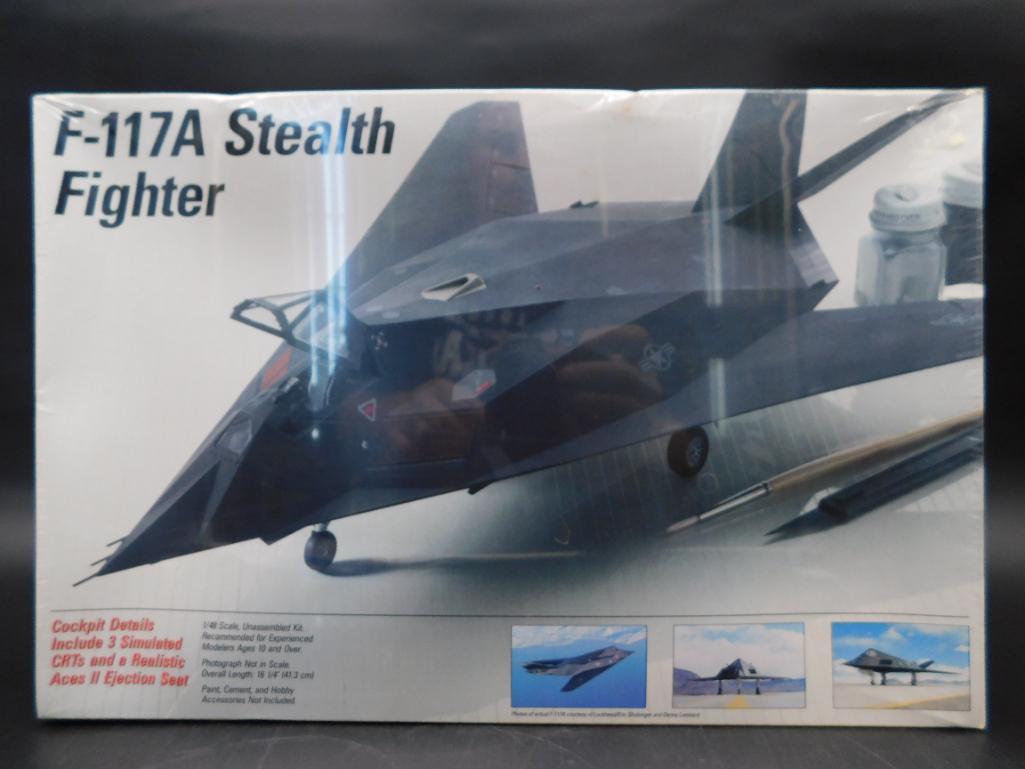 F117A STEALTH FIGHTER MODEL KIT VINTAGE ANTIQUE (#500278) on Jan 01 ...