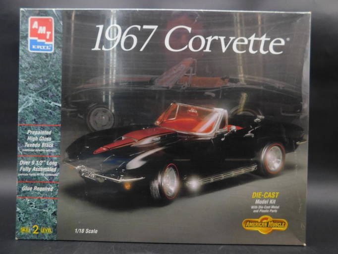AMT 1967 CORVETTE MODEL KIT VINTAGE ANTIQUE (#500296) on Jan 01, 2023 ...