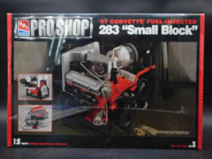 AMT 1957 CORVETTE FUEL INJECTED 283 SMALL BLOCK MODEL KIT VINTAGE ...
