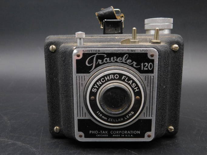 TRAVELER 120 BOX CAMERA 110 MM CHICAGO VINTAGE ANTIQUE (#003024) on Jan ...