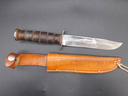 Vintage Camillus Knife With Sheath