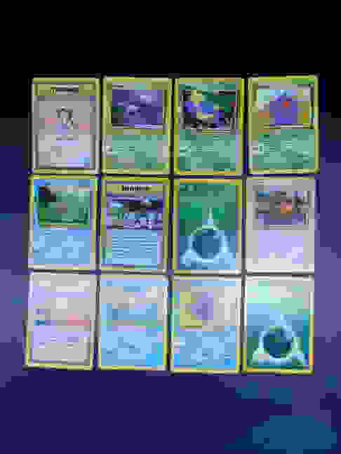 Retro Pokemon Cards Set Of 12 Vintage Antique Auction