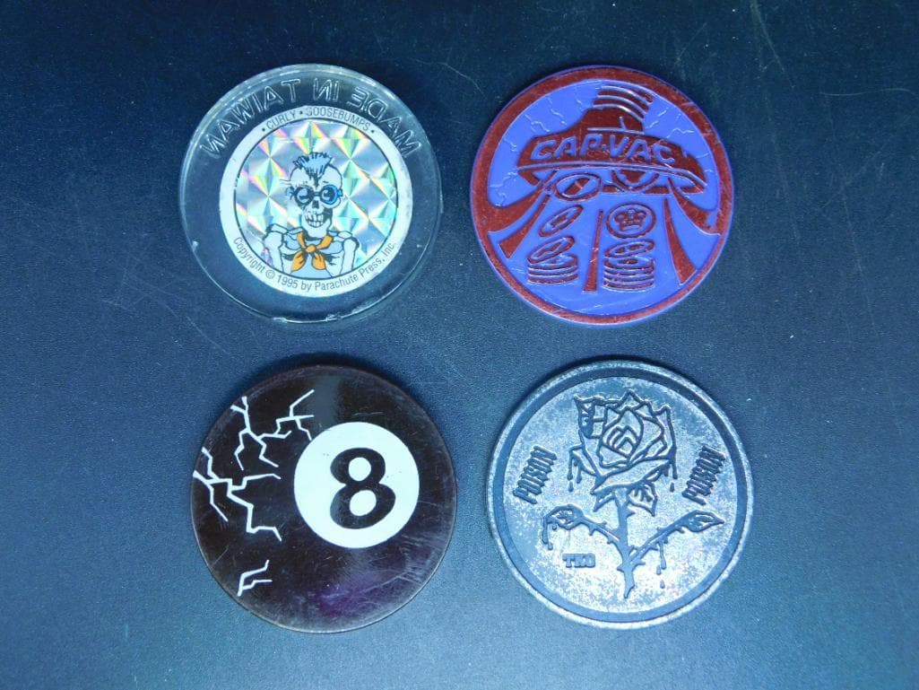 Slammers Retro Pogs Collectible Gaming Vintage Antique Auction