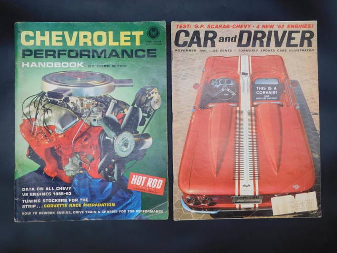 Chevrolet Performance Handbook And 1961 Car And Driver Magazines ...