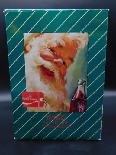 Coca Cola Santa Figurine 1988 Shhhh Christmas