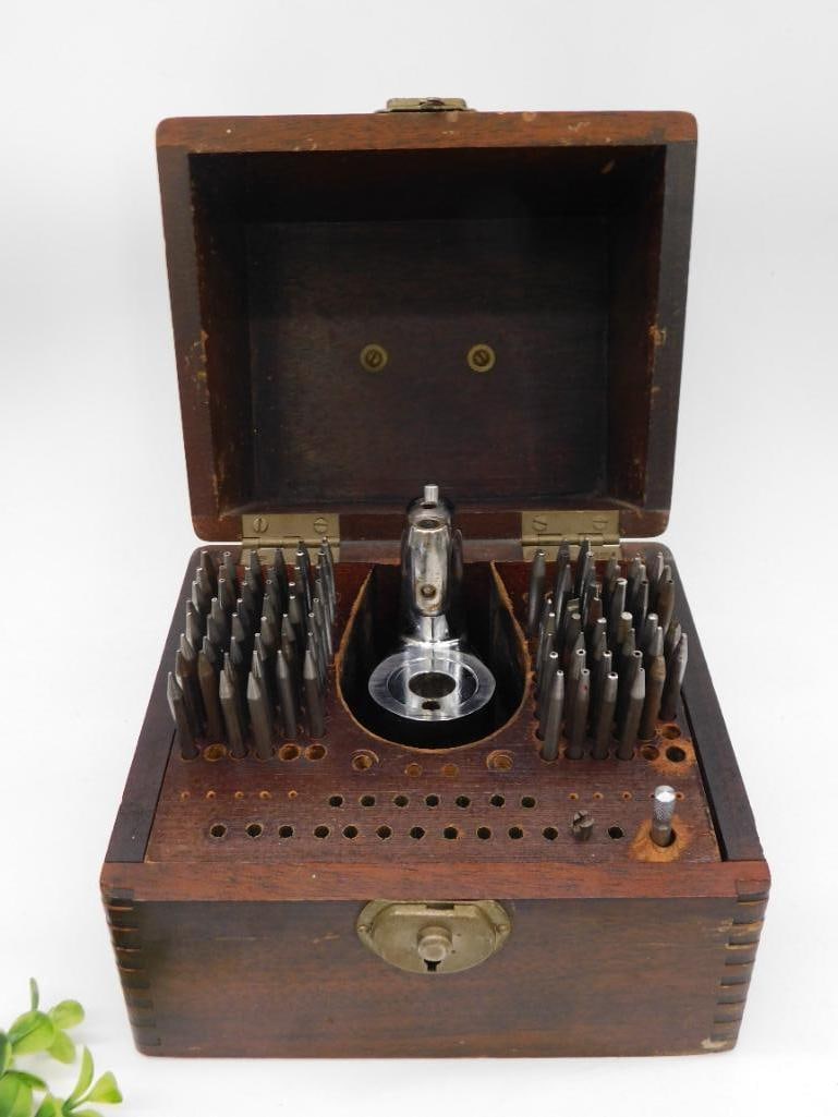 Vintage Kendrick & Davis Staking Set Stamping Tool Set Watchmaker ...