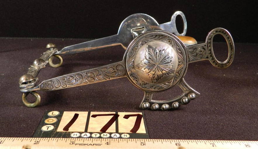 Cowboy Bit G.s. Garcia Nev. Ornate Show Bridle Bit