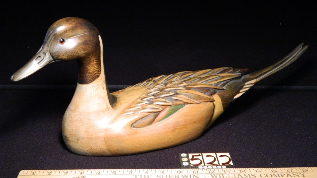 Ducks Unlimited Decoy Tom Taber Pintail Drake Decoy