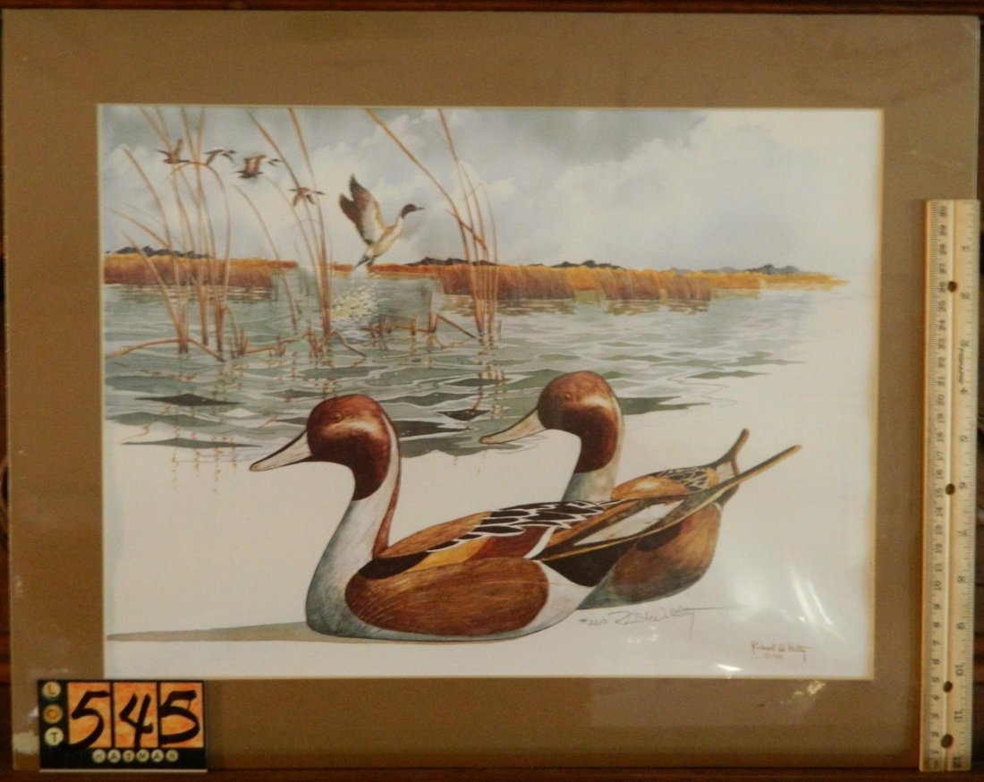 DUCKS UNLIMITED PRINT ROBERT W. HILTY #2619 1985