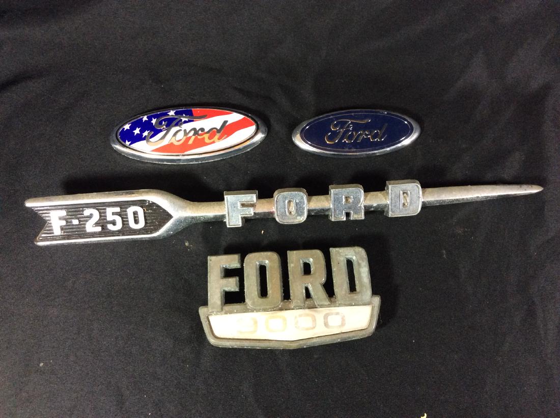 4 Ford Car Labels