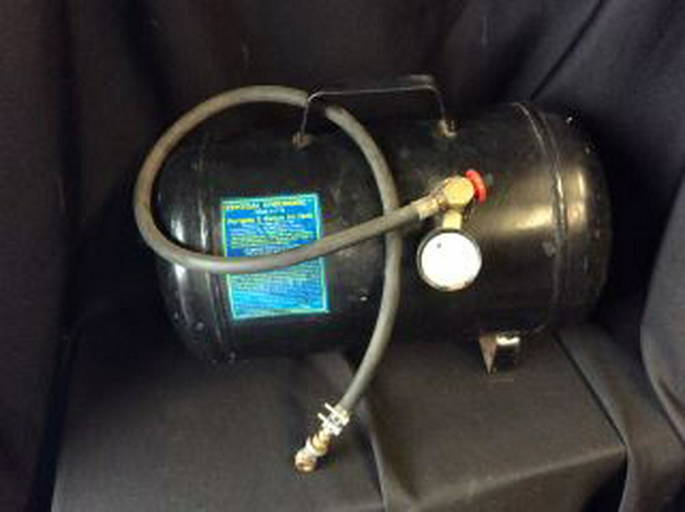 Central Pneumatic Air Tank 5 Gal. Does Have A Craked