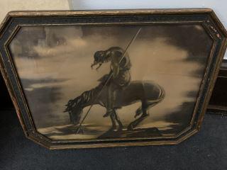End Of Trail" Color Print Original John Drescher Co,