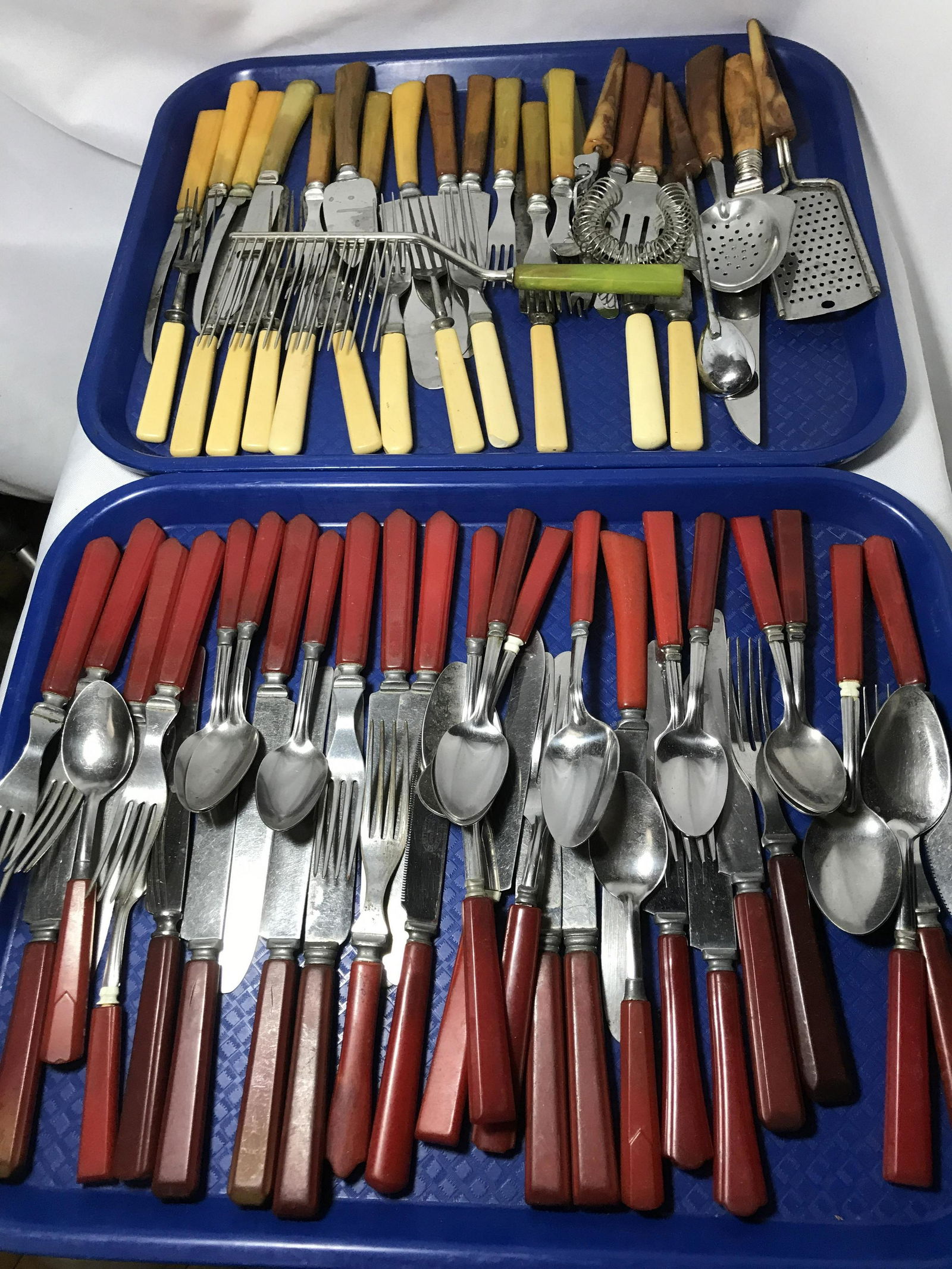 Vintage Bakelite Flatware Sets Large Collection Plus