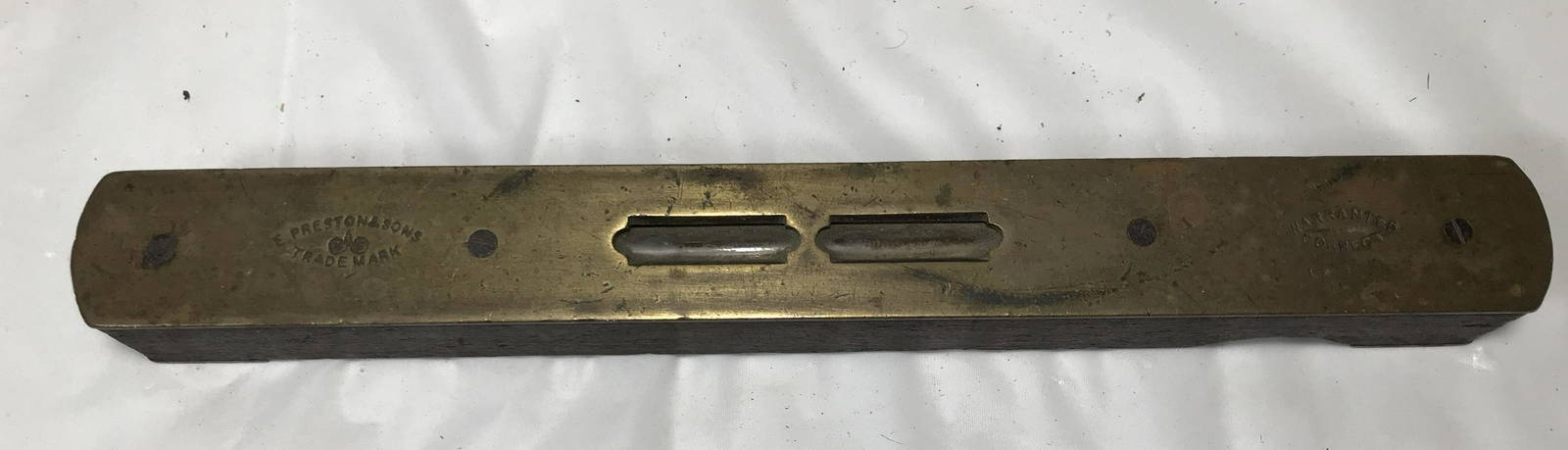 Primitive Brass Level Measures 10 Inches Long