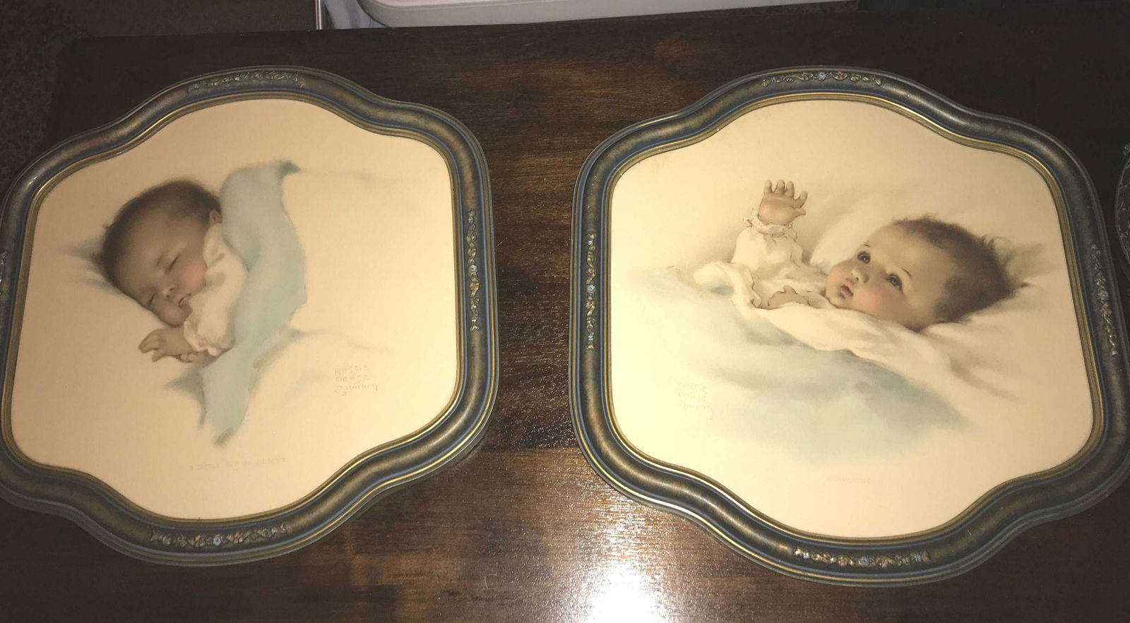 Bessie Pease Gutmann Pieces (2) A Little Bit Of Heaven & Awakening