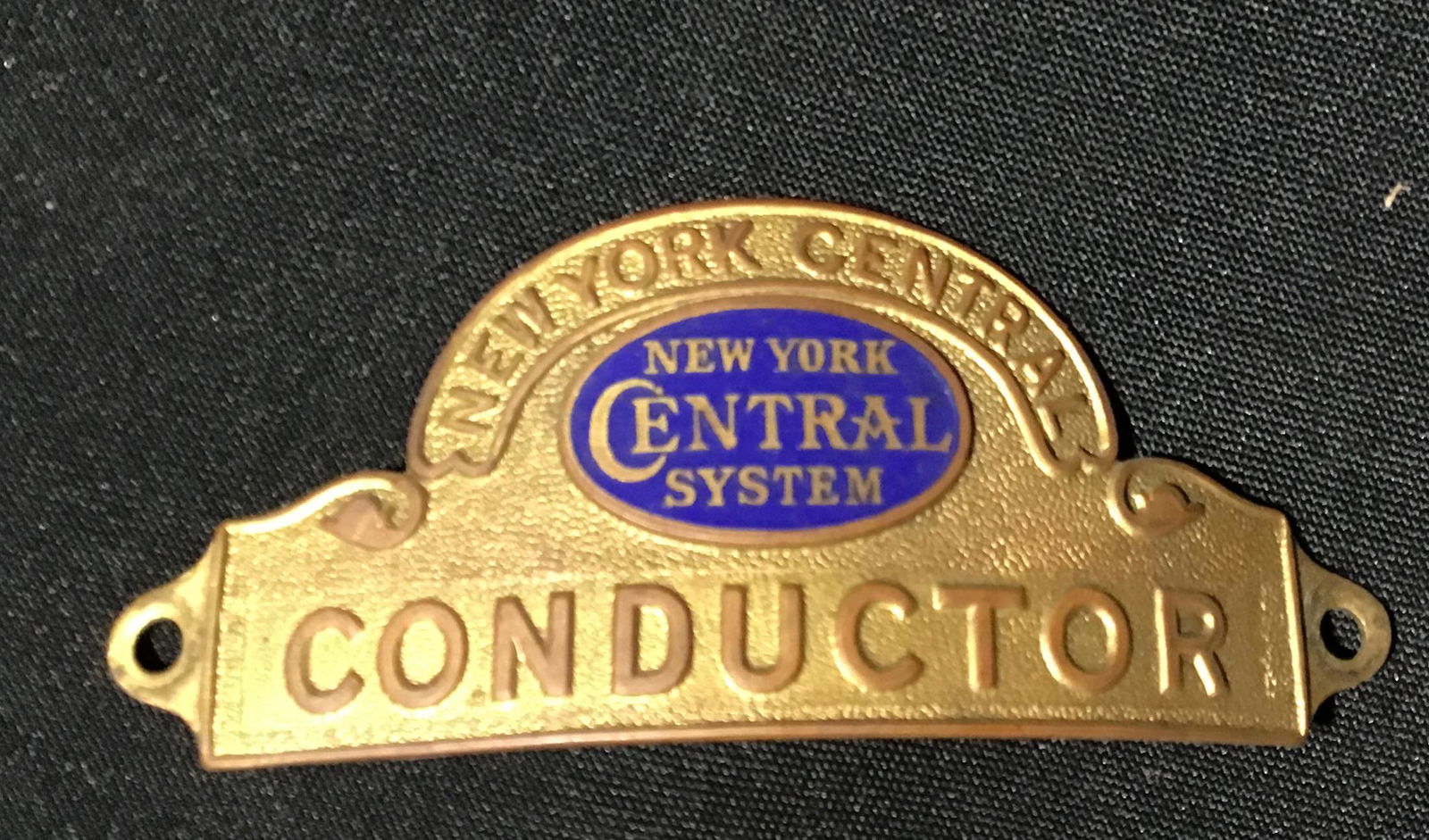 New York Central System Conductor Cap Label . - Dec 13, 2022 | The ...