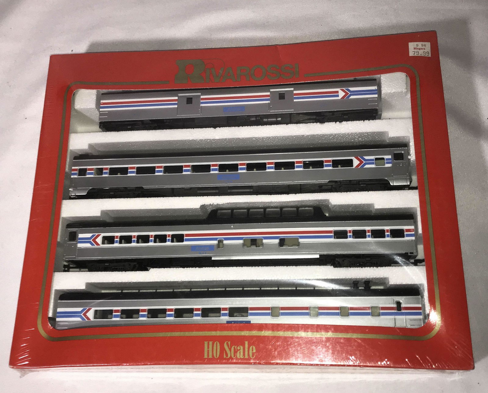 HO Scale Amtrak 1930s Passenger Car Set Baggage, Coach, Diner, Vista ...