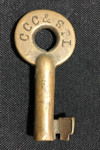 Cleveland, Cincinnati, Chicago & St. Louis Railway Ccc & Stl Railroad Key