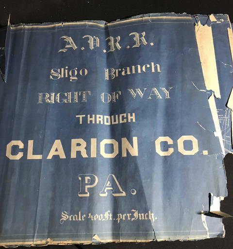 Early Right Of Way Maps Through Clarion County And Armstrongâ€™s County ...