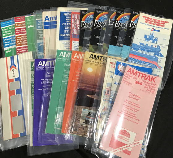 Amtrak Train Timetables For Various Areas, Including New York, Buffalo ...