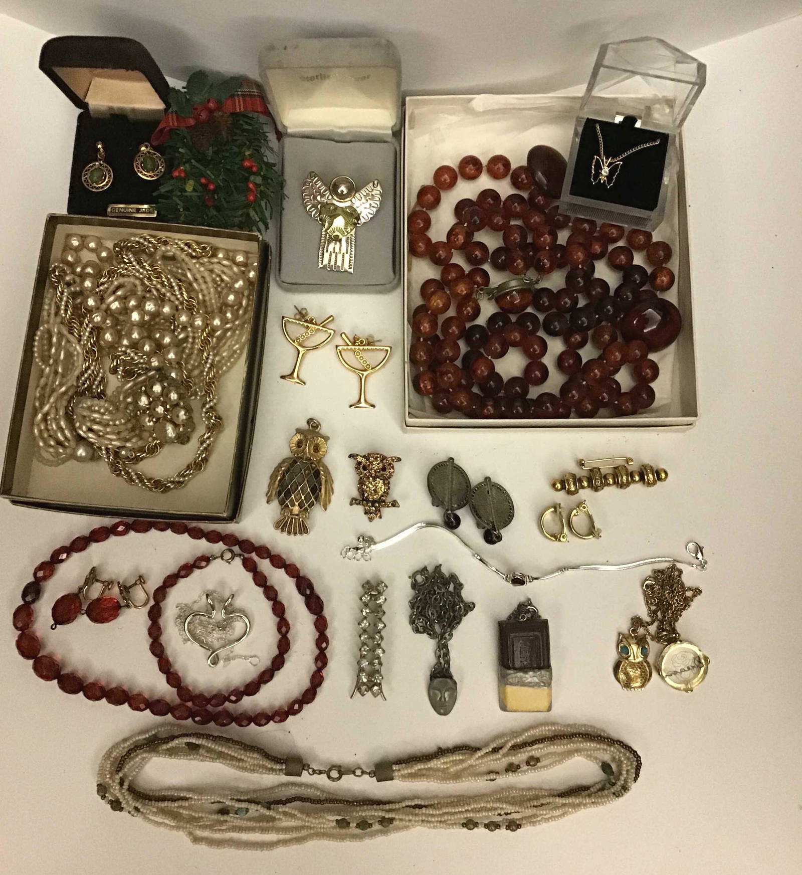 Vintage Costume Jewelry Collection Auction