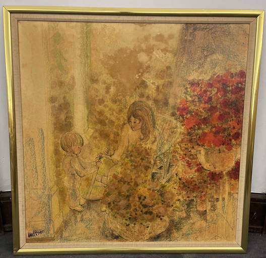 Heffner Original Oil On Canvas "summers Day Sun"