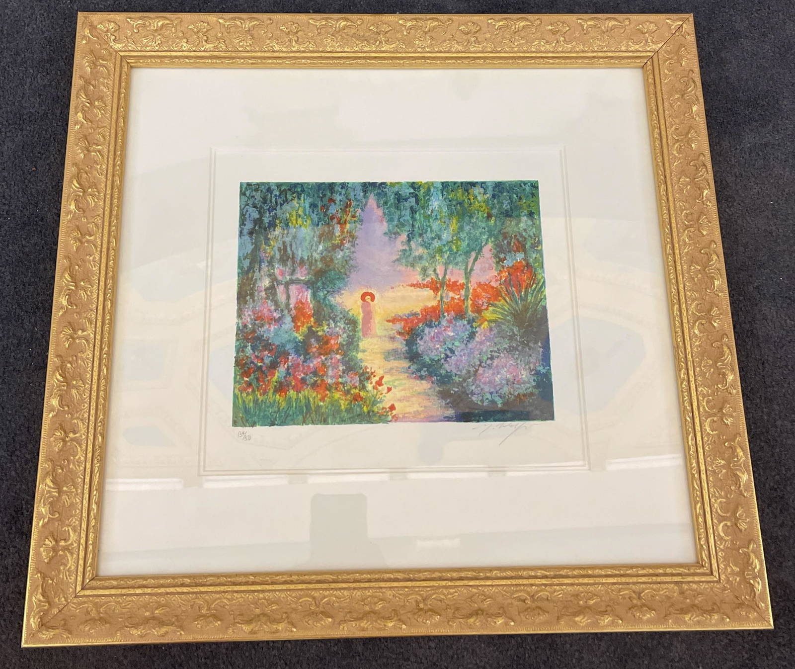 "a Stroll In The Garden" By Yuval Wolfson Auction
