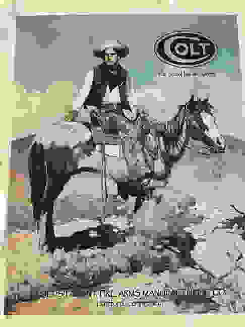 Colt Firearms Tin Sign Auction