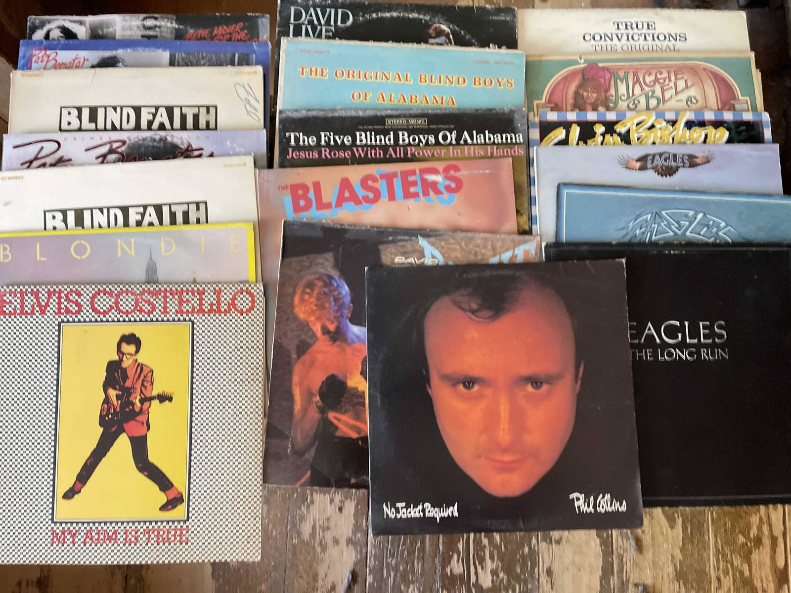 Albums: Blondie, Elvis Costello, Blind Faith, Pat Auction
