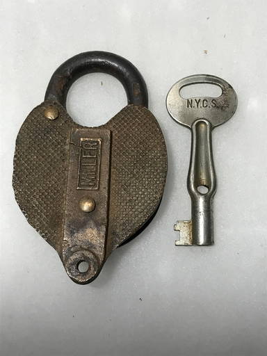 Nycs Railroad Lock & Key