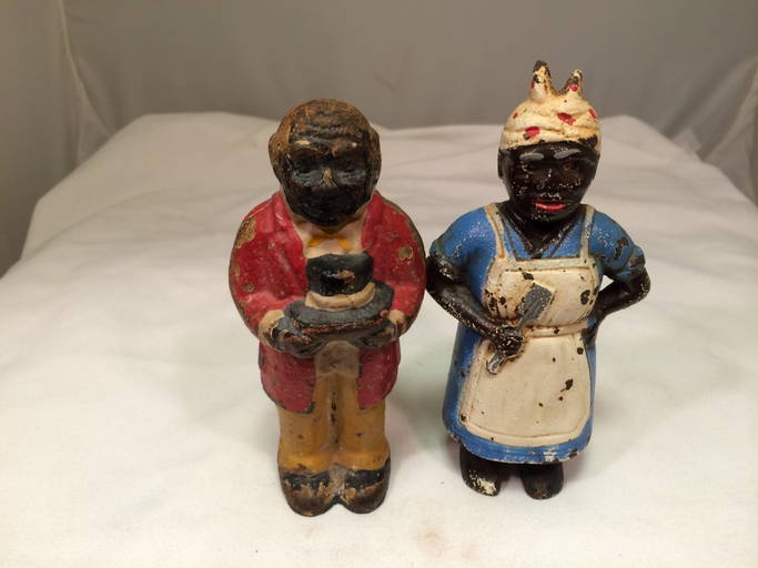 Uncle Moses & Mammie Cast Iron Banks
