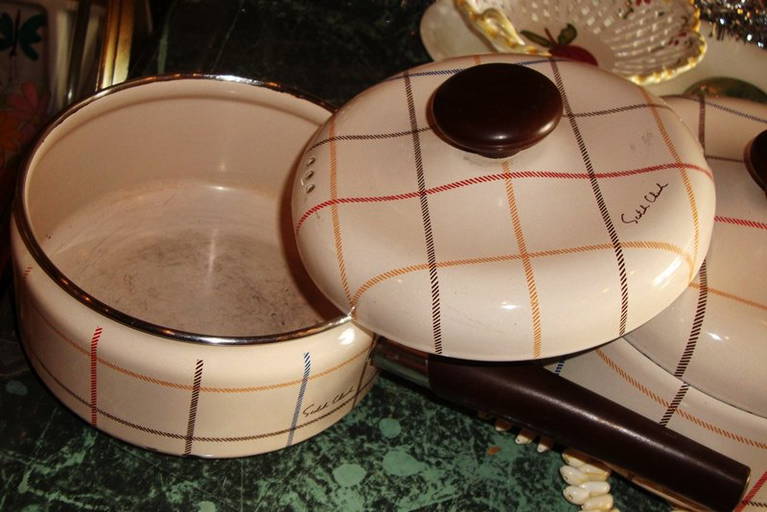 Steel Enamel Coating Pot, Ejiry, Japanese Firm Ware