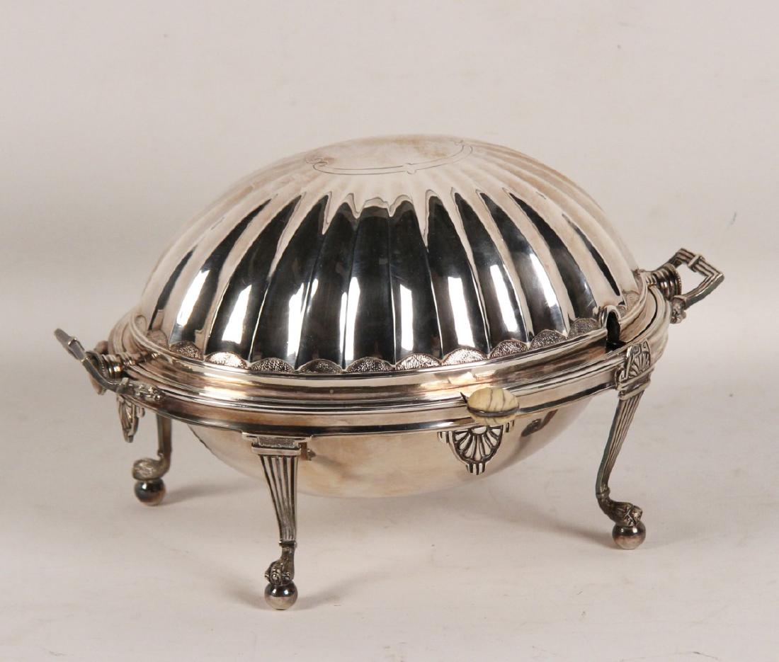 English Regency Style Silver Chafing Dish