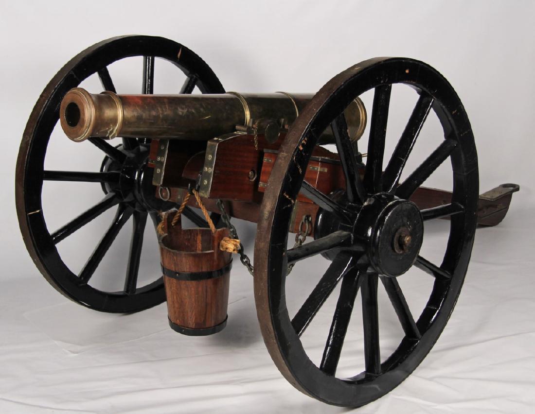 CEREMONIAL BRITISH 52" BRONZE BARREL CANNON