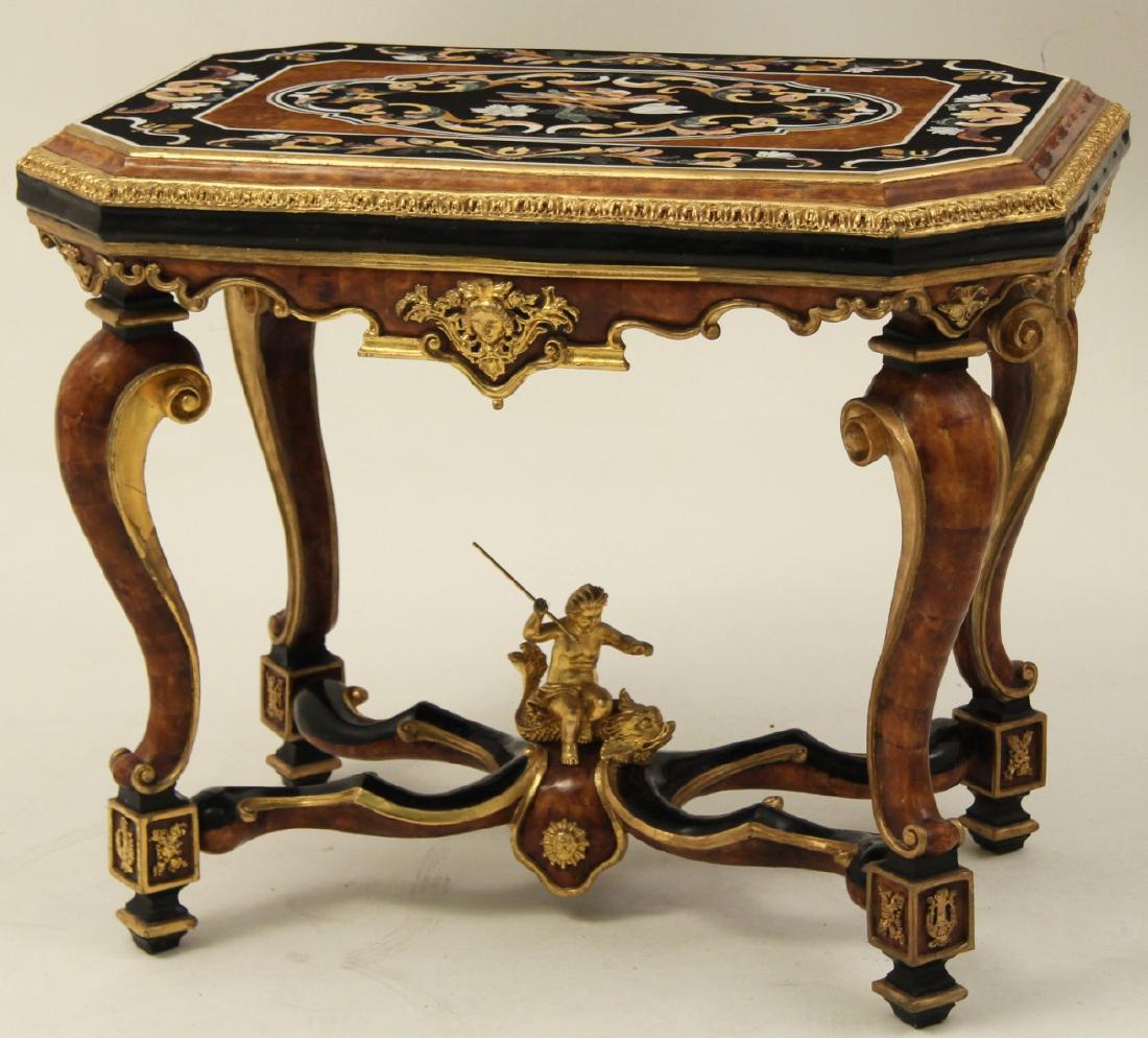 DECORATIVE ITALIAN STYLE SALON TABLE