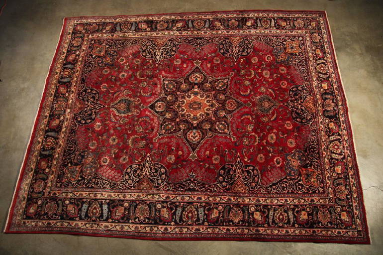 Oriental Rug 9'9" X 12' Mashad