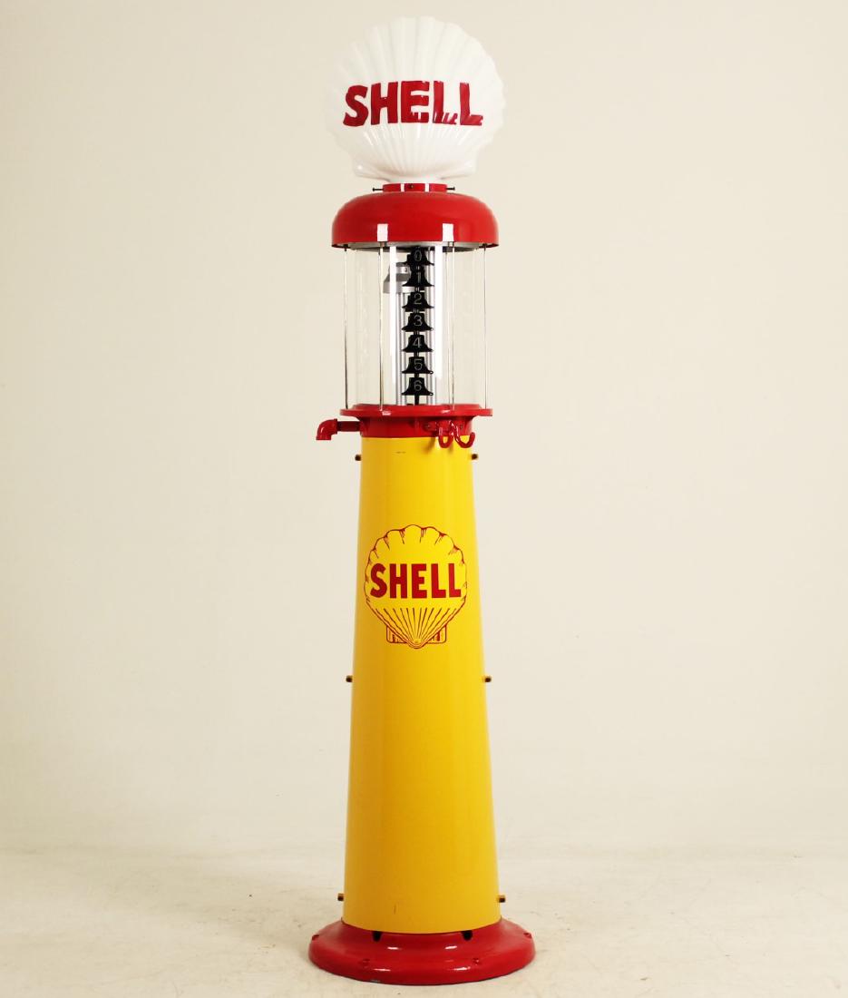 RESTORED SHELL GAS PUMP