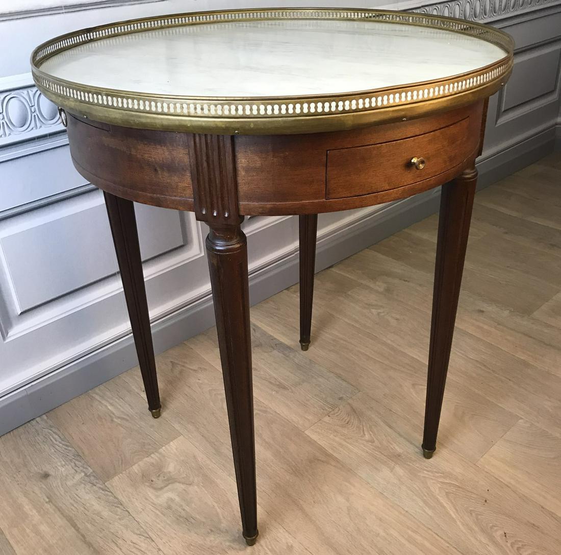 LOUIS XVI MAHOGANY QUERIDON WITH MARBLE INSET TOP - Feb 23, 2020 ...
