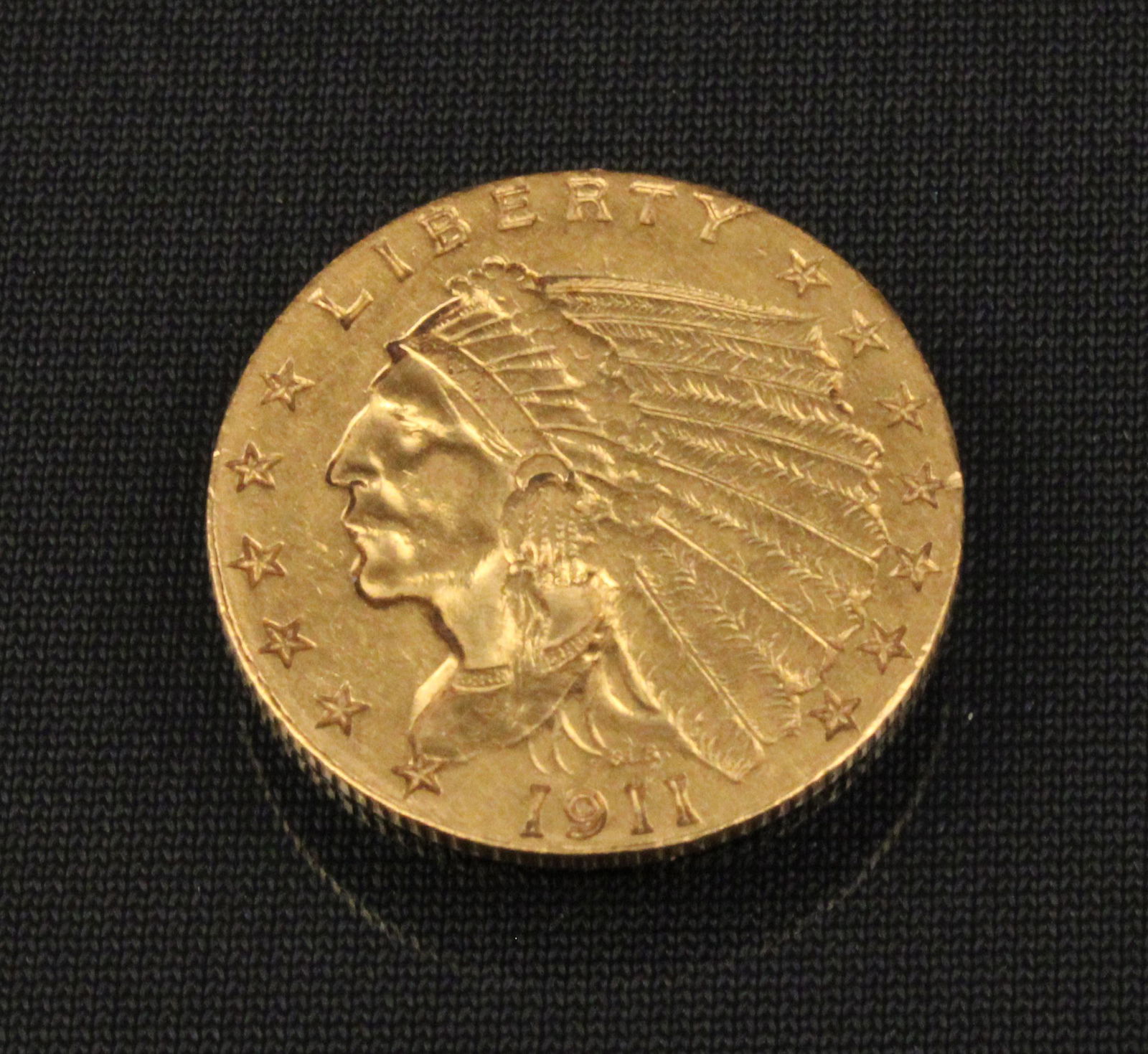 1911 INDIAN HEAD $2.50 GOLD COIN - Dec 05, 2021 | CLEMENTS in TN