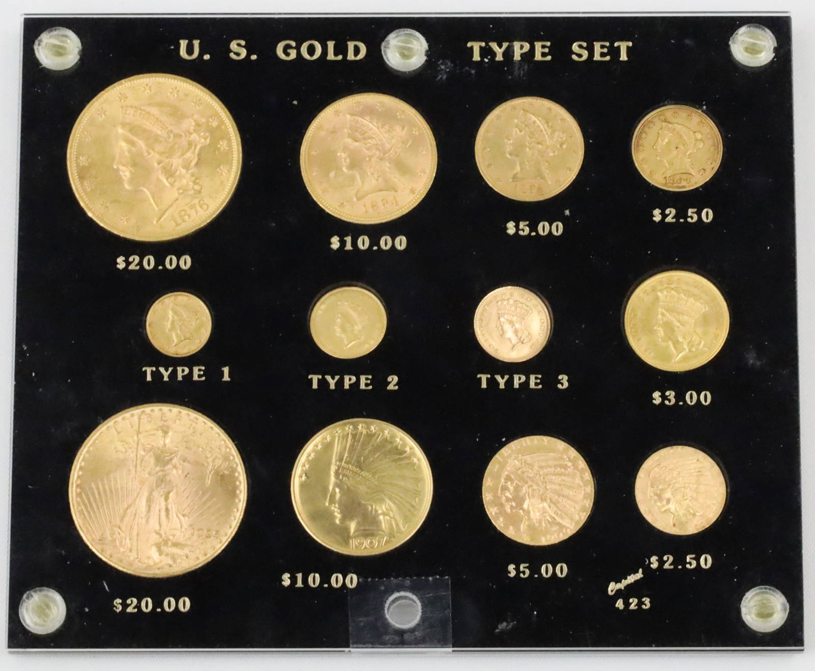 12 Pc. American Gold Coin Set Auction