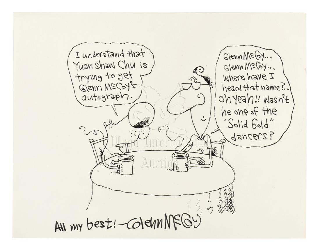 CARTOONIST GLENN MCCOY