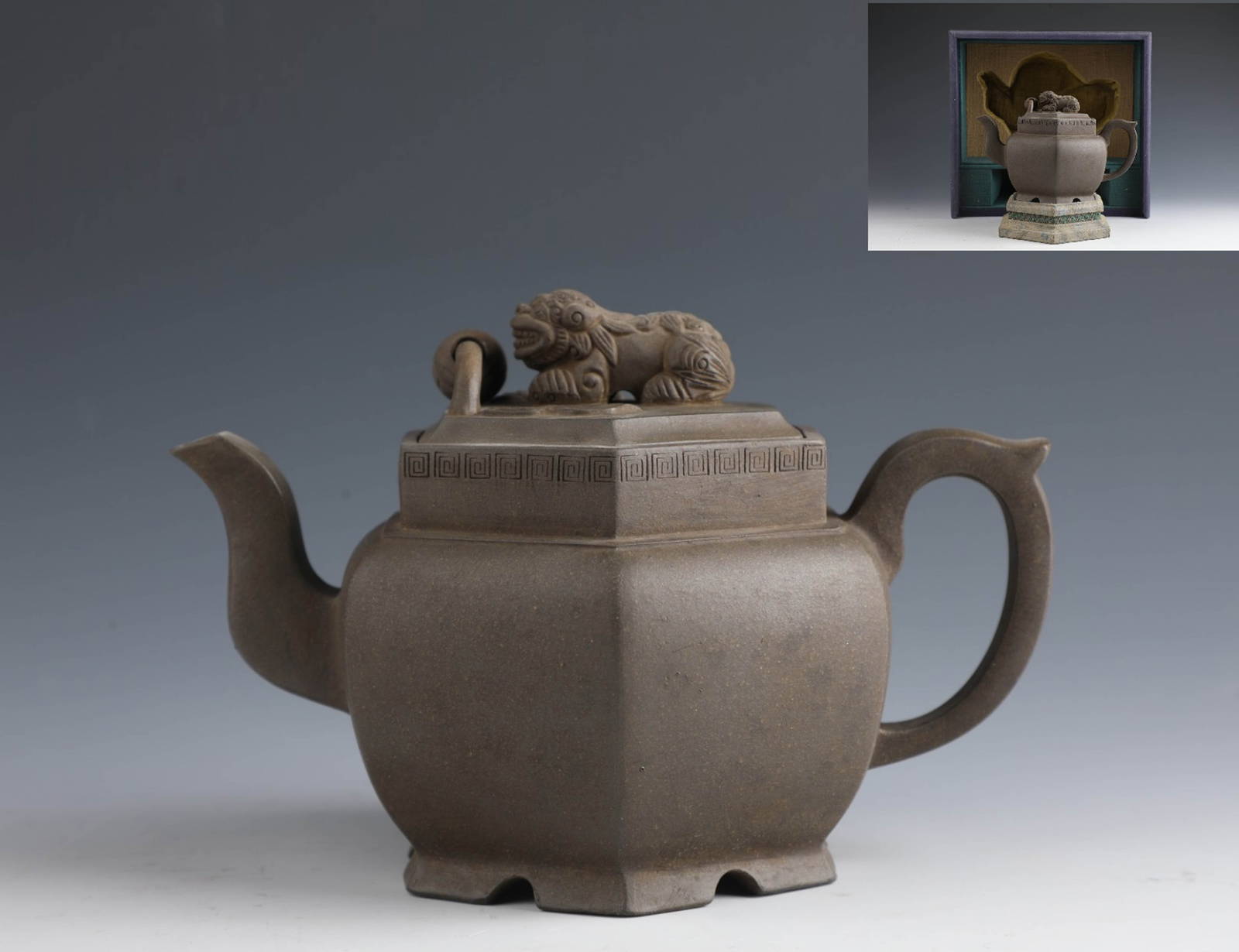 Zisha Teapot With Chen Guangming Mark Auction