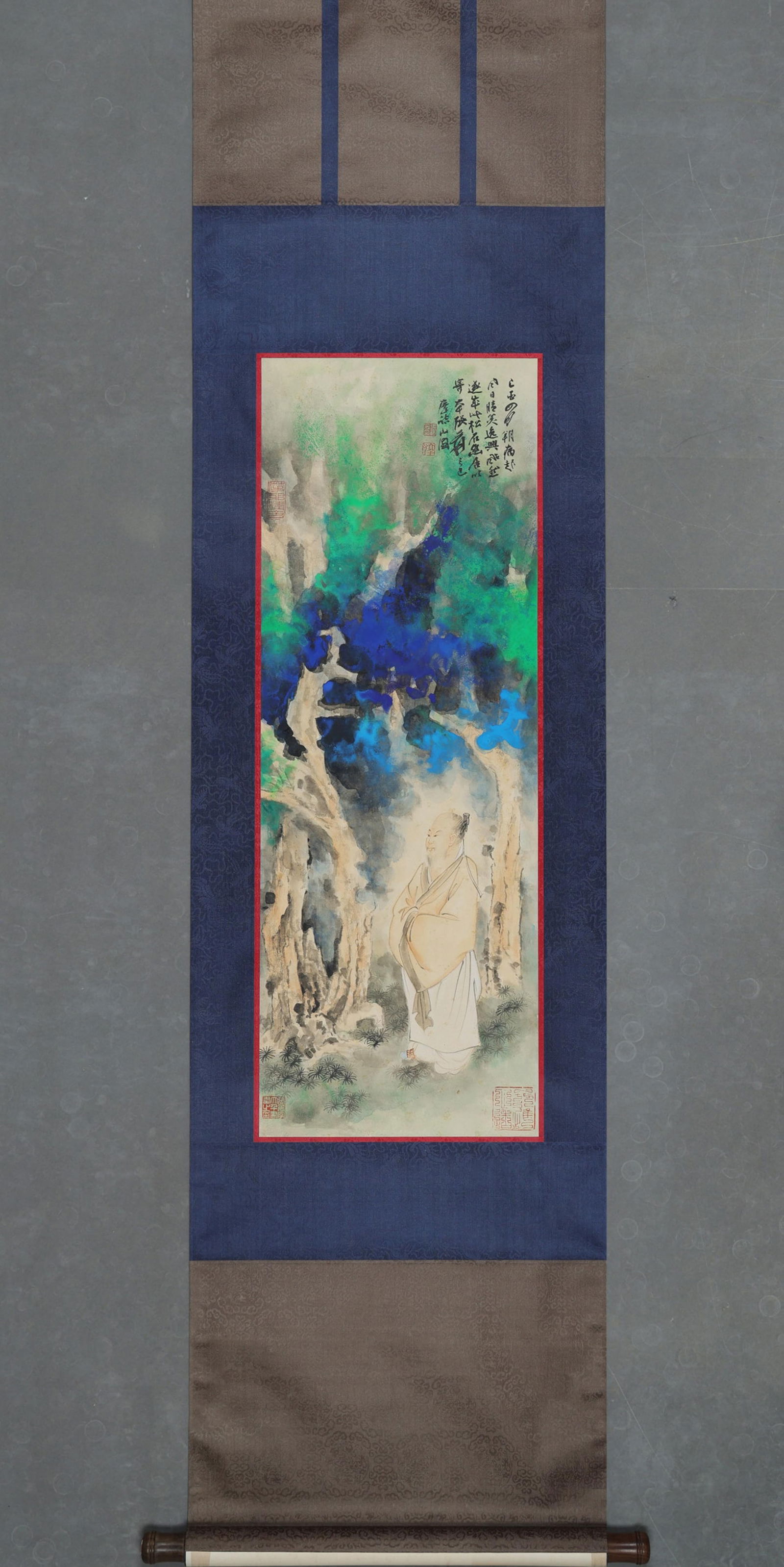 Buy Zhang Daqian, Pocai Songshi Tu, Hanging Scroll, Fine Mounting ...